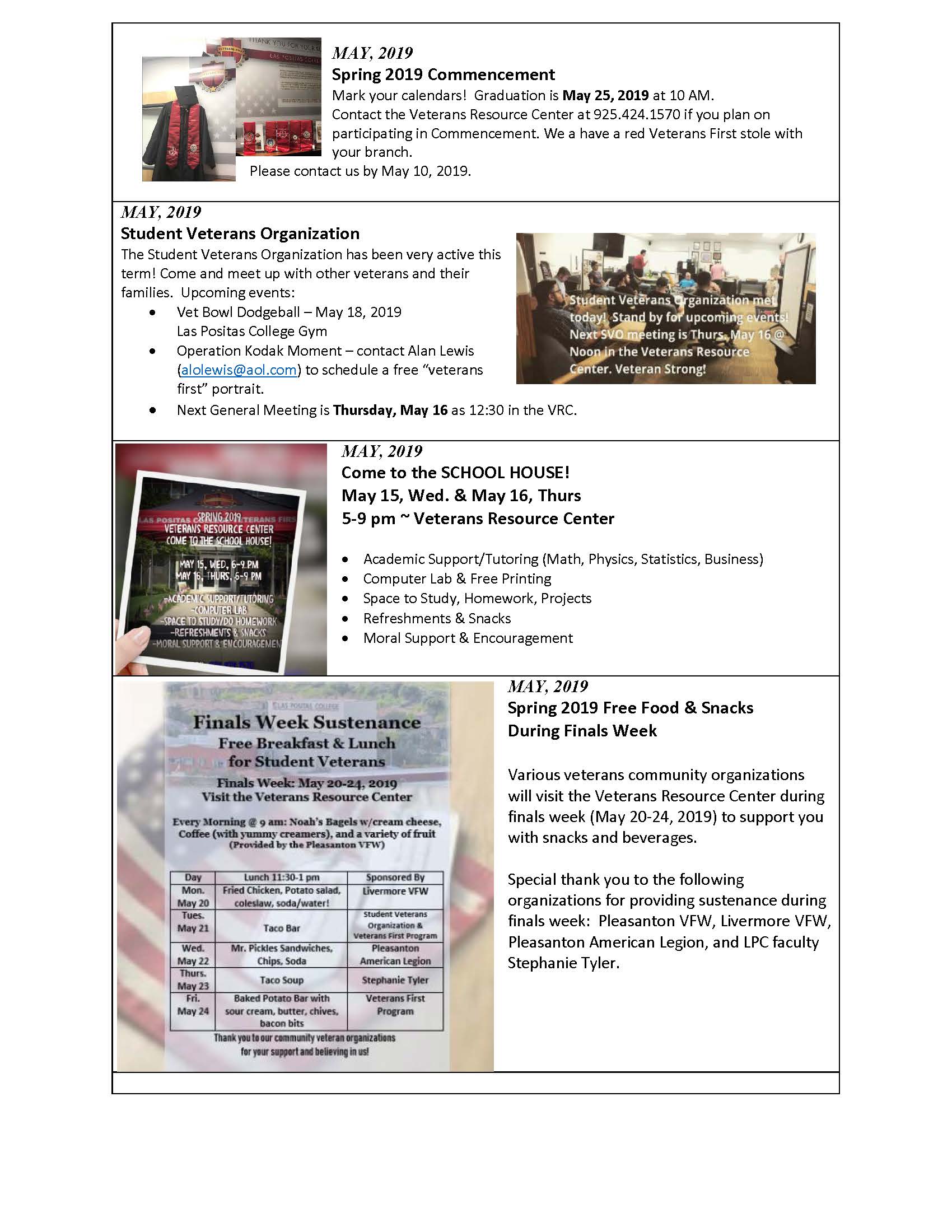 Veterans First Program Newsletter